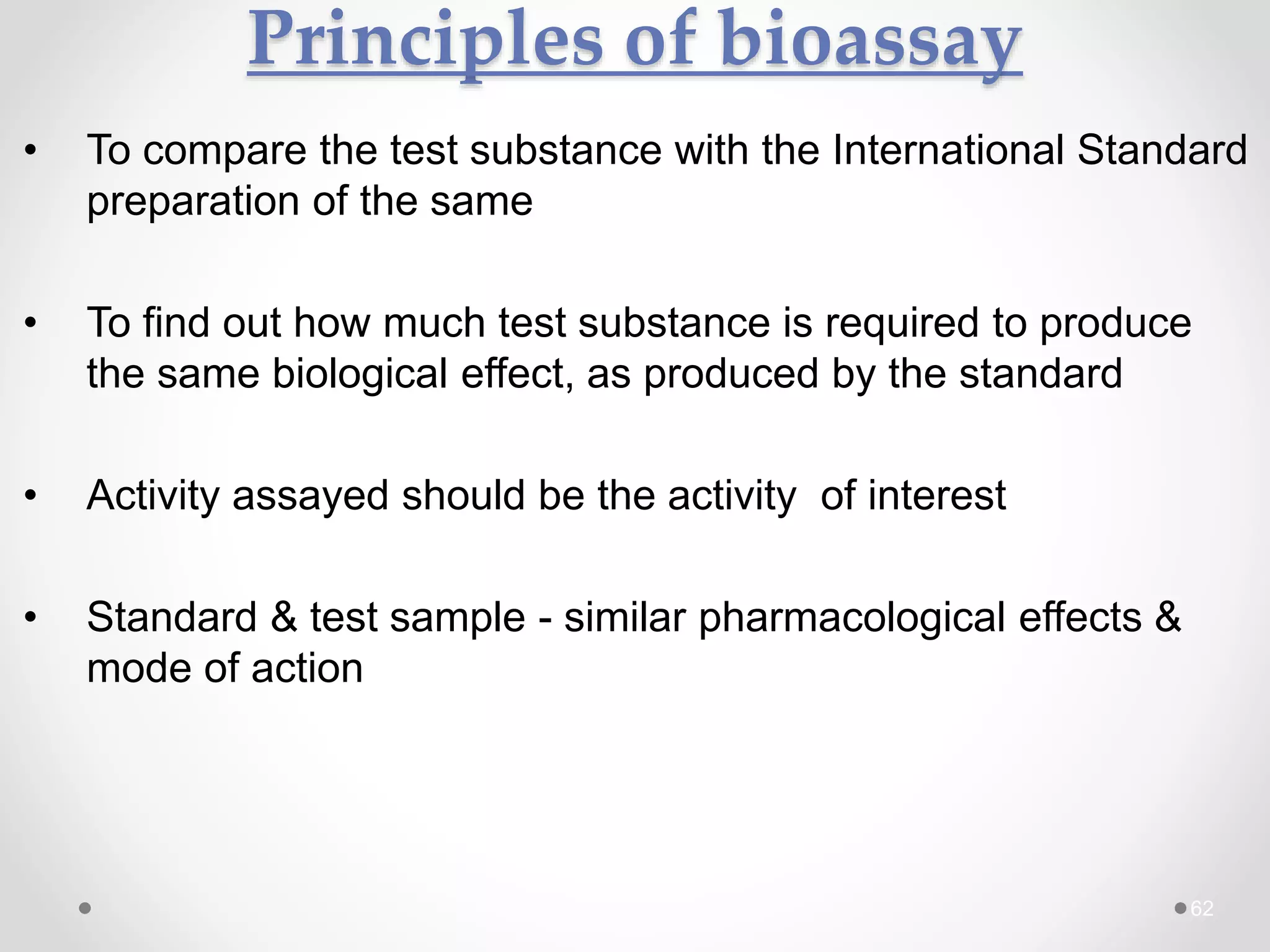 Assays, types of assays, principle and prerequisites of assays and ...