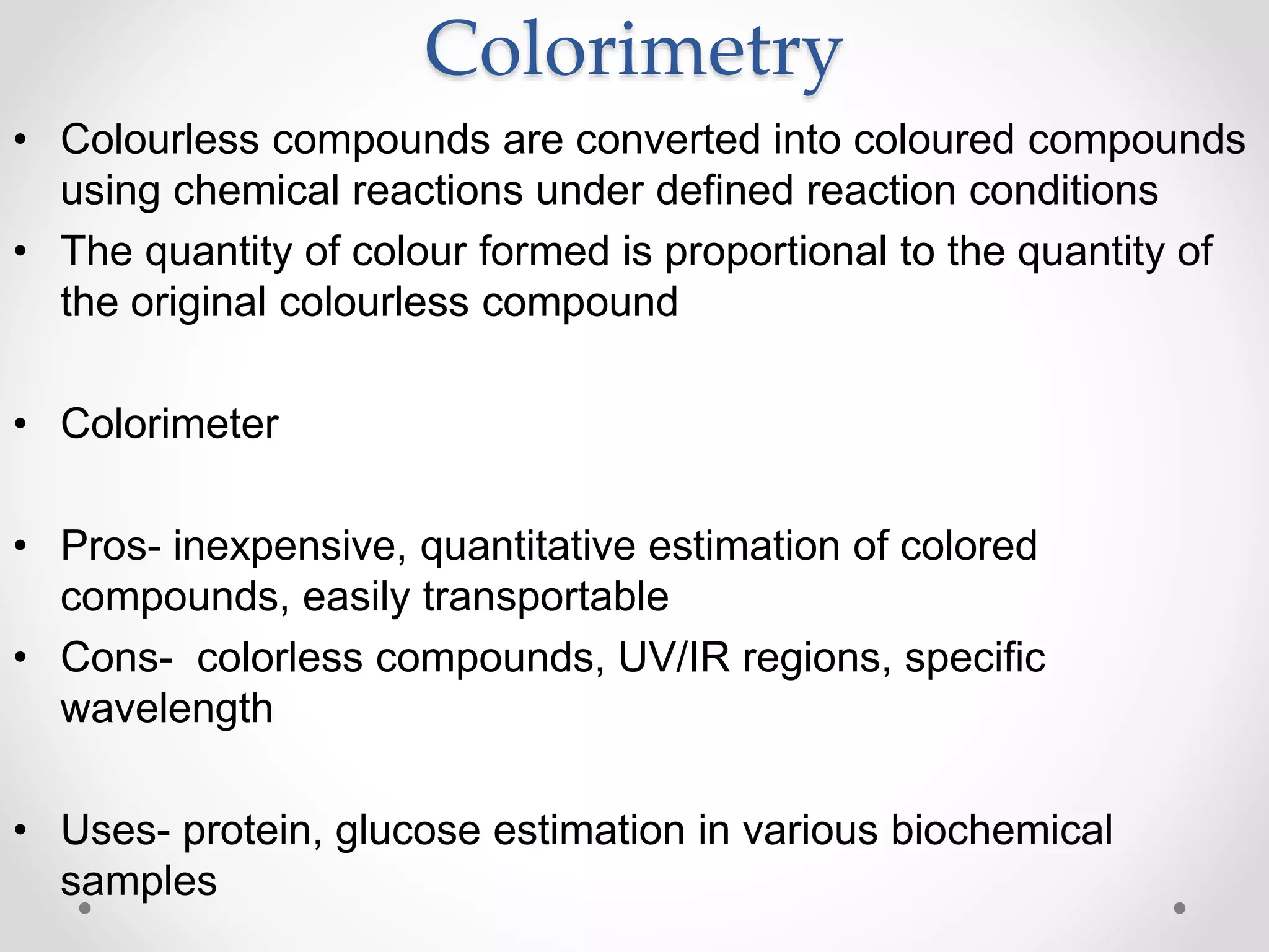 Assays, types of assays, principle and prerequisites of assays and ...