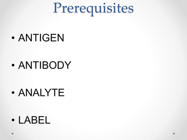 Assays, types of assays, principle and prerequisites of assays and ...
