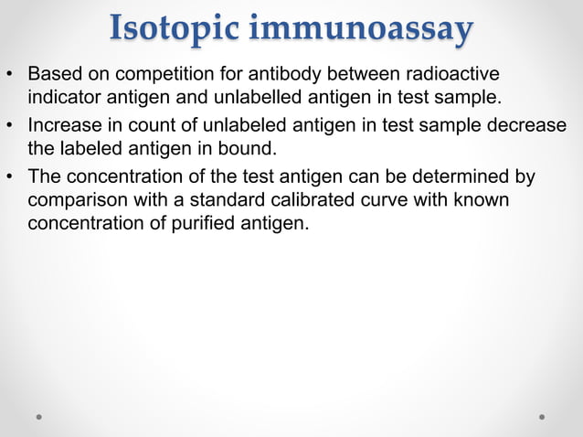 Assays, types of assays, principle and prerequisites of assays and ...