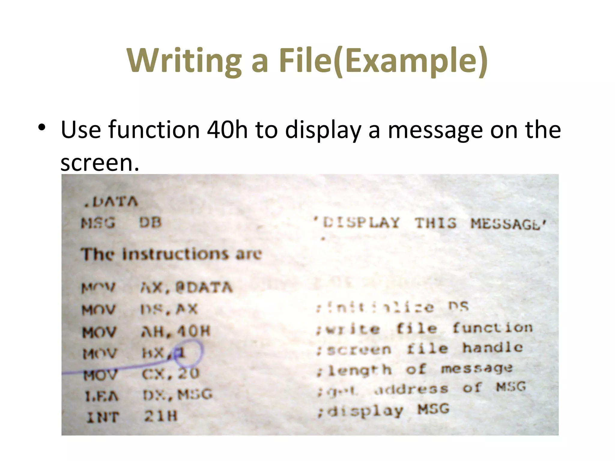Assembly Language Programming Basics | PPT Assembly Language Programming Basics | PPT