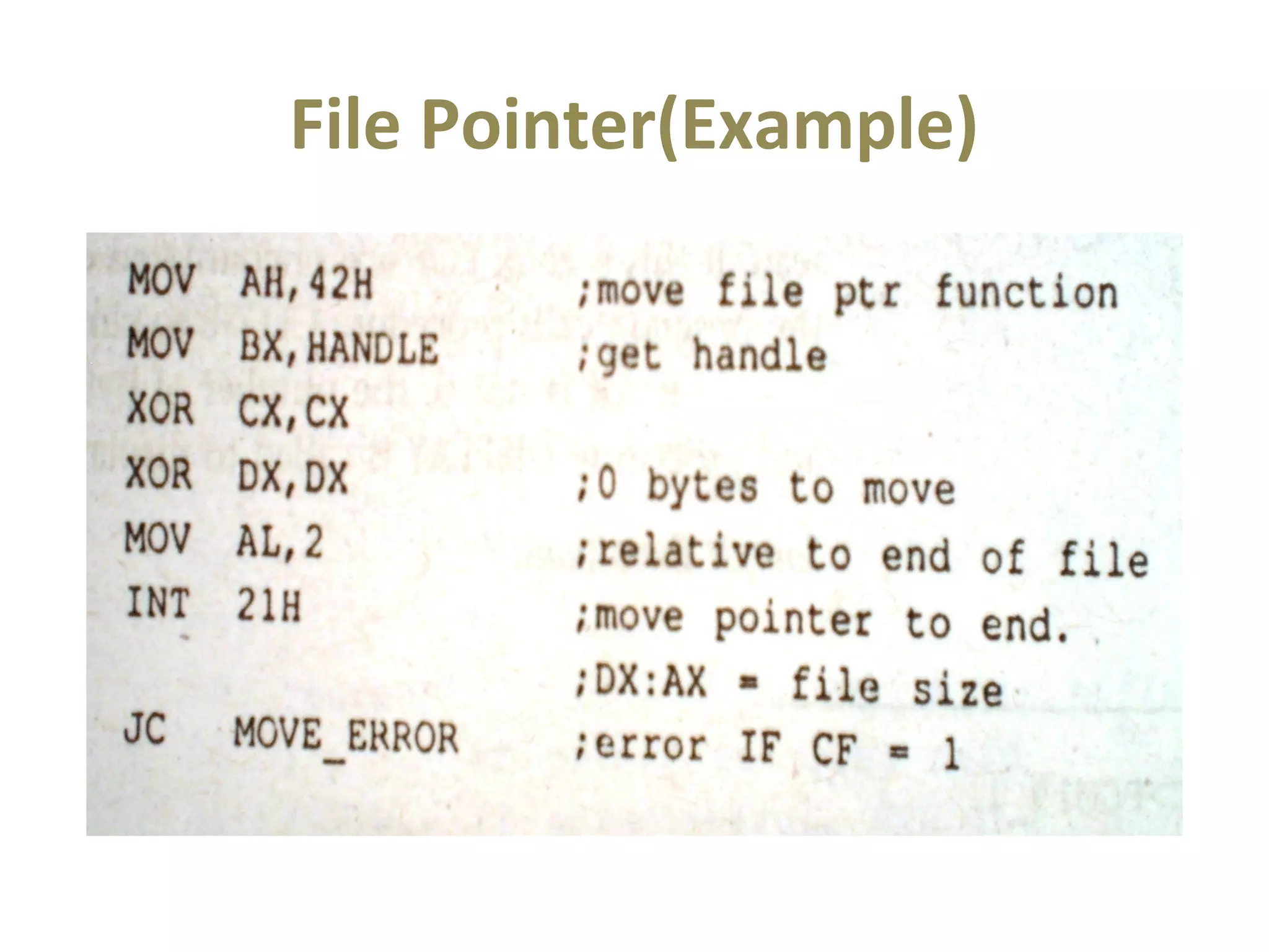 Assembly Language Programming Basics | PPT Assembly Language Programming Basics | PPT