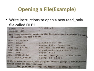 Assembly Language Programming Basics | PPT