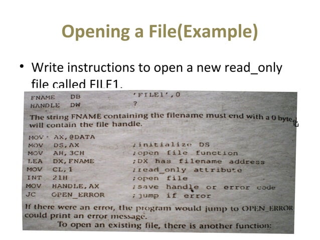 Assembly Language Programming Basics | PPT Assembly Language Programming Basics | PPT