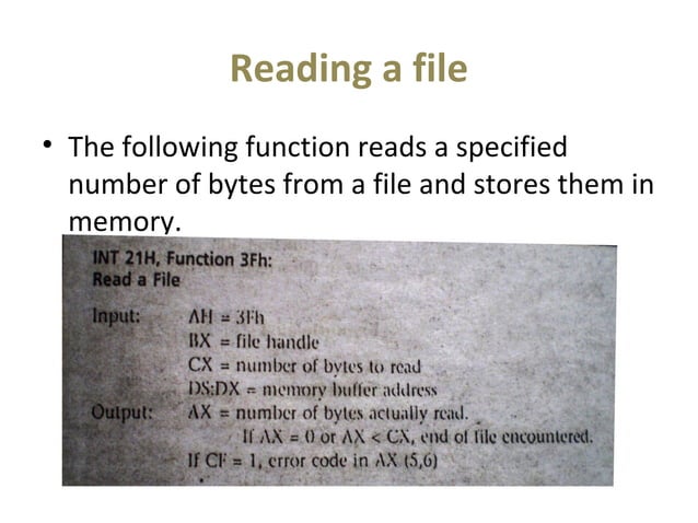 Assembly Language Programming Basics | PPT Assembly Language Programming Basics | PPT