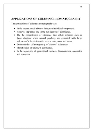 Column Chromatography | DOCX