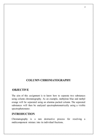 Column Chromatography | DOCX