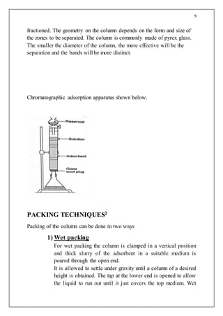 Column Chromatography | DOCX | Chemistry | Science