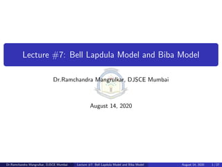 Lecture #7: Bell Lapdula and Biba Model of Multilevel Security | PDF