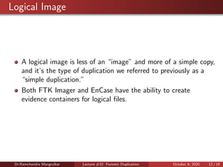 Lecture #32: Forensic Duplication | PDF | Operating Systems | Computer Software and Applications