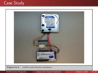 Lecture #32: Forensic Duplication | PDF | Operating Systems | Computer Software and Applications