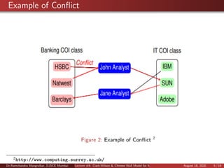 Lecture #8: Clark-Wilson & Chinese Wall Model for Multilevel Security | PDF