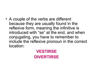 Así se dice, 2 ch4 verbs | PPT