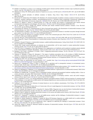 Assefa Asnakew Abebe. Methicillin resistant Staphylococcus aureus: Molecular mechanisms ...