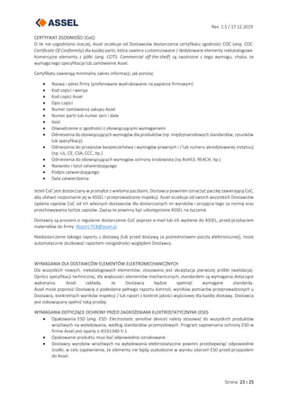 Assel supplier manual | PDF