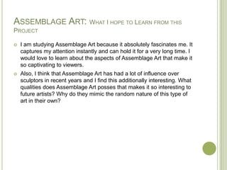 Assemblage art | PPTX