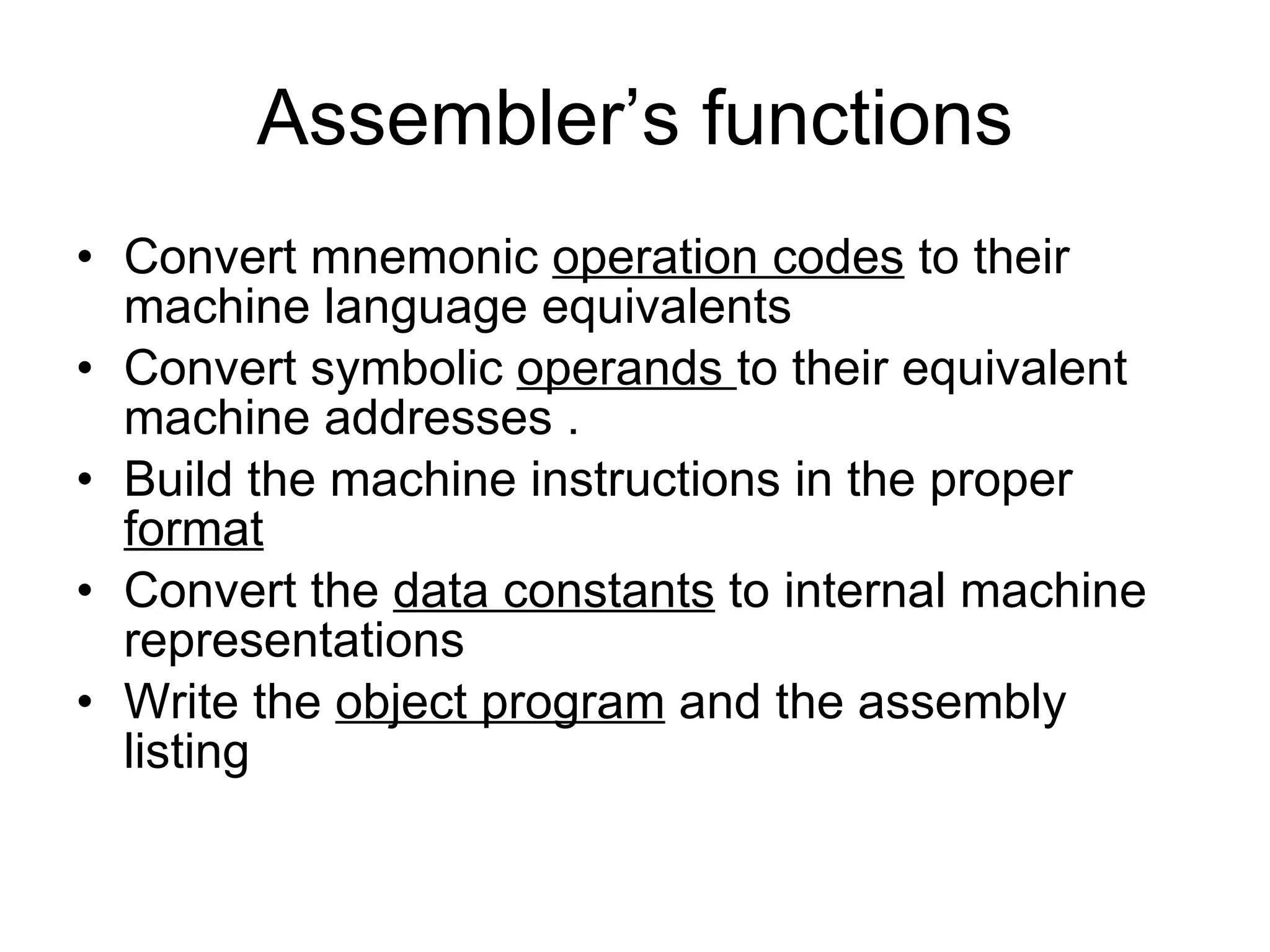 Assembler | PPT