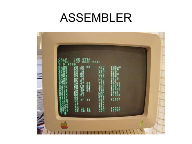 Assembler | PPT | Programming Languages | Computing