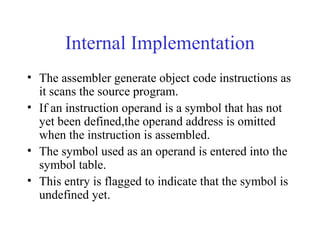 Assembler design options | PPT