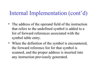 Assembler design options | PPT