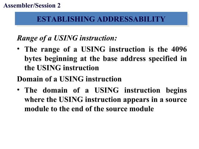 Assembler Language Tutorial For Mainframe Programmers Ppt
