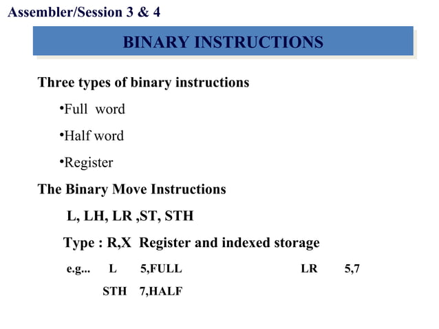 Assembler Language Tutorial For Mainframe Programmers Ppt Programming Languages Computing