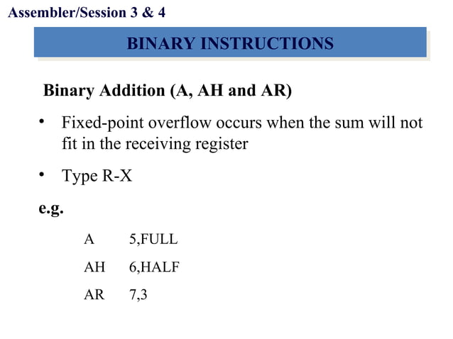 Assembler Language Tutorial For Mainframe Programmers Ppt