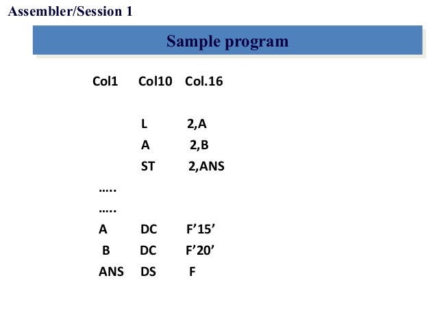 Assembler Language Tutorial For Mainframe Programmers