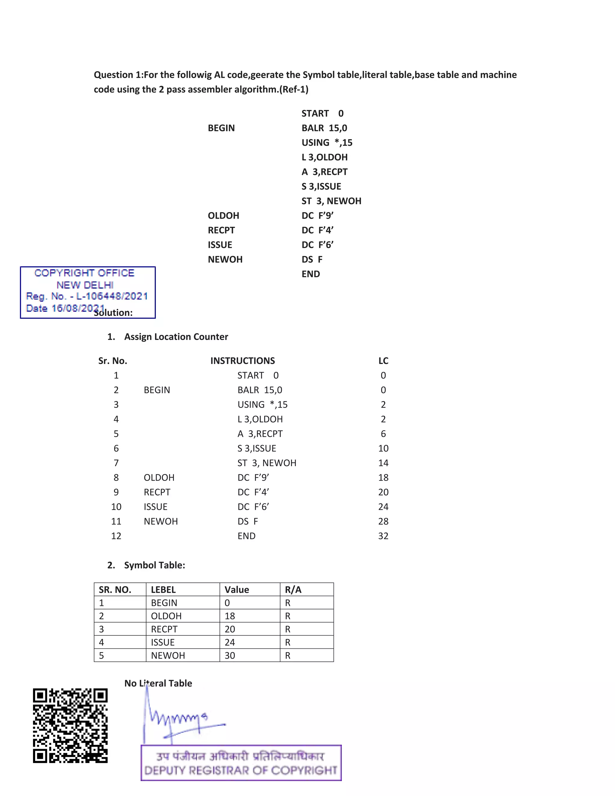 Assembler Numerical In System Programming Pdf Operating Systems Computer Software And