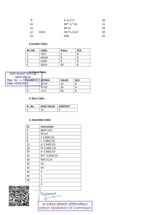 Assembler Numerical in system programming | PDF | Operating Systems | Computer Software and ...