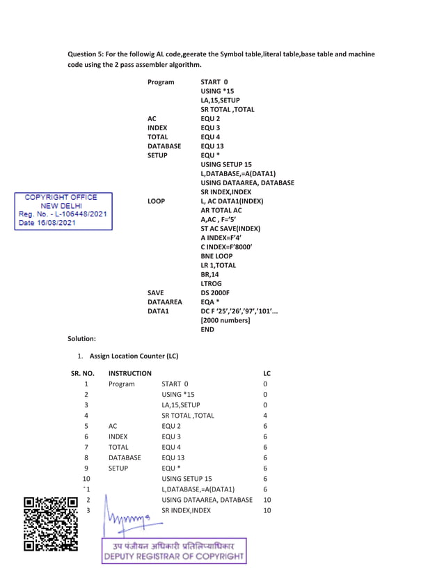 Assembler Numerical In System Programming Pdf Operating Systems Computer Software And