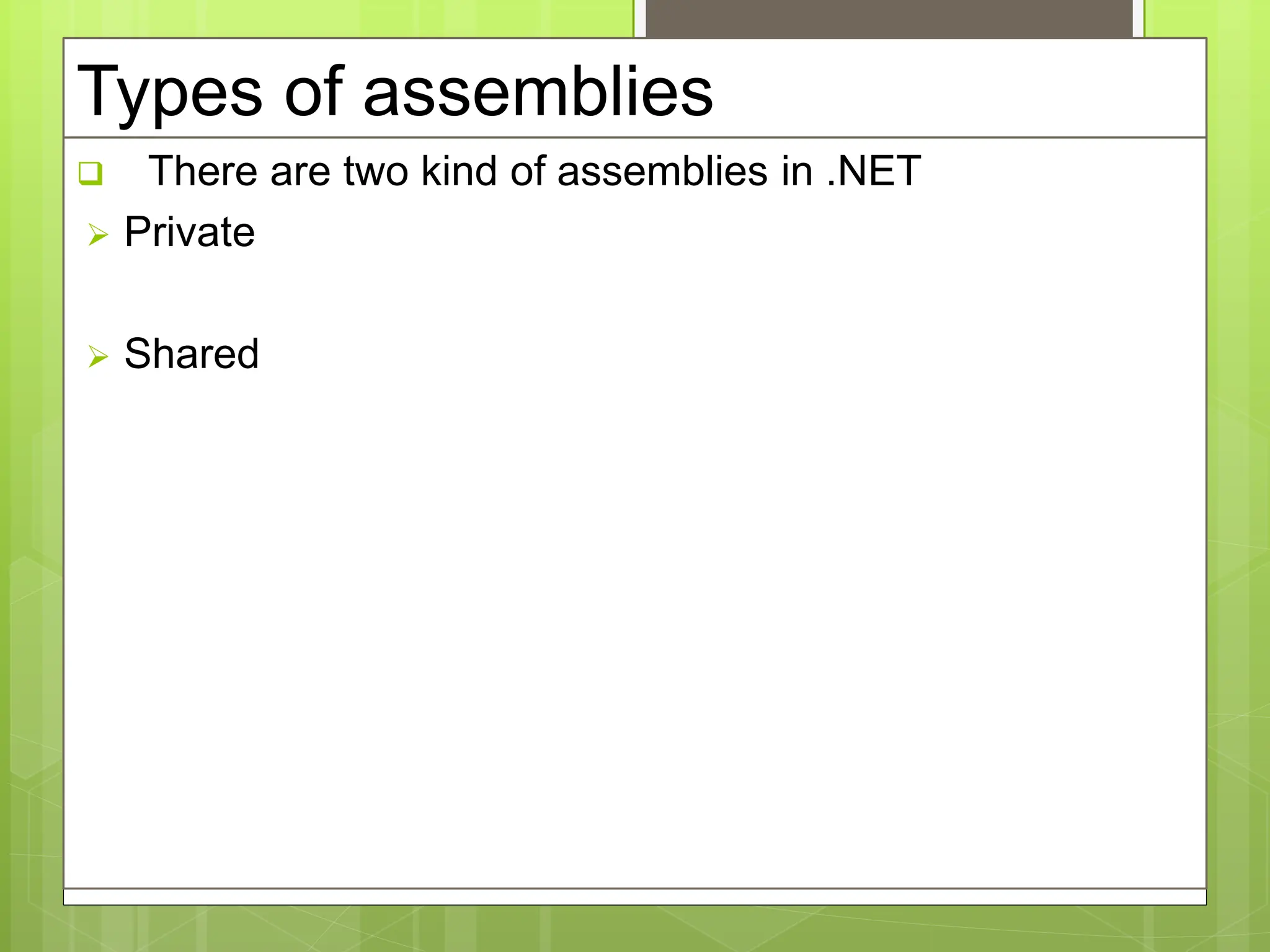 assemblies and its types in the computer system | PPT