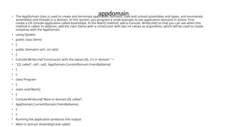 Introiduction to Assemblies and .NET platform | PPT