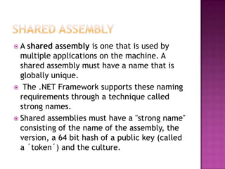 Assemblies in asp | PPT