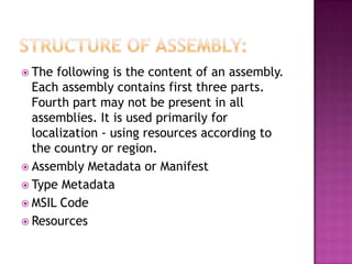 Assemblies in asp | PPT