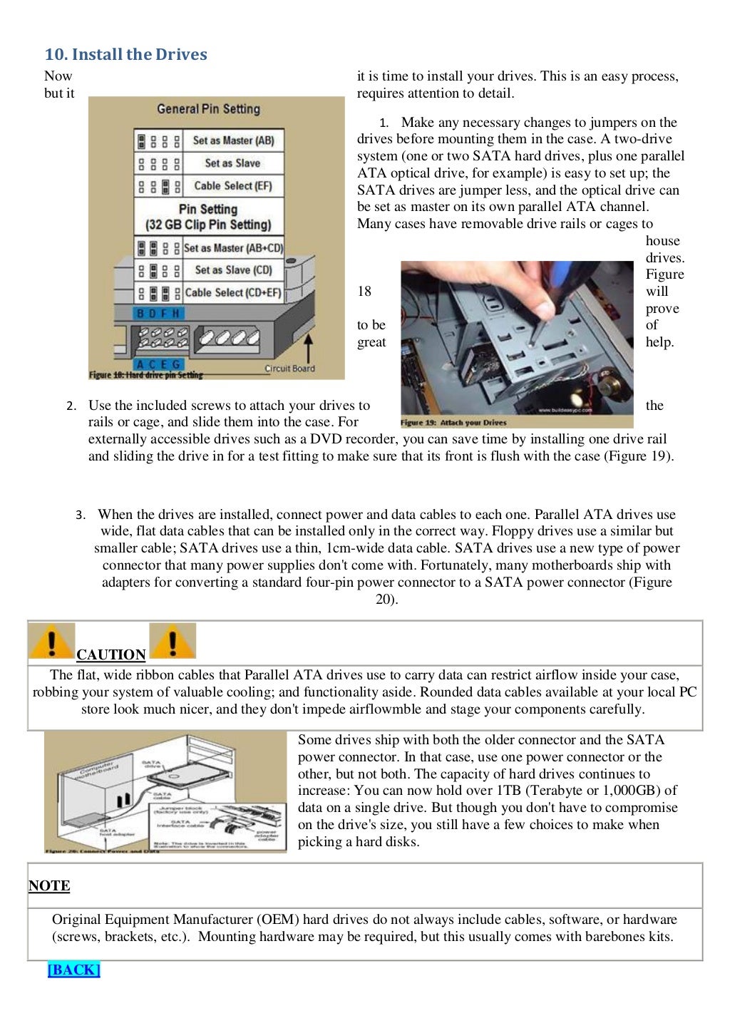 Assembling A Computer