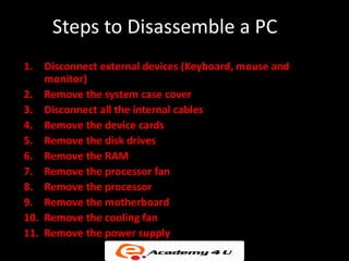 Assembling and deassembling | PPT