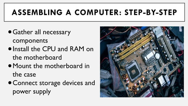 Assembling Computer Hardware (10. GRADE 10 TLE | PPT