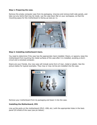 Assembling of pc | DOC