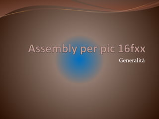 Assembly | PPSX | Programming Languages | Computing