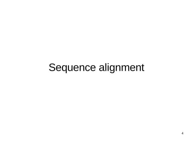 Sequencing, Alignment and Assembly | PPT