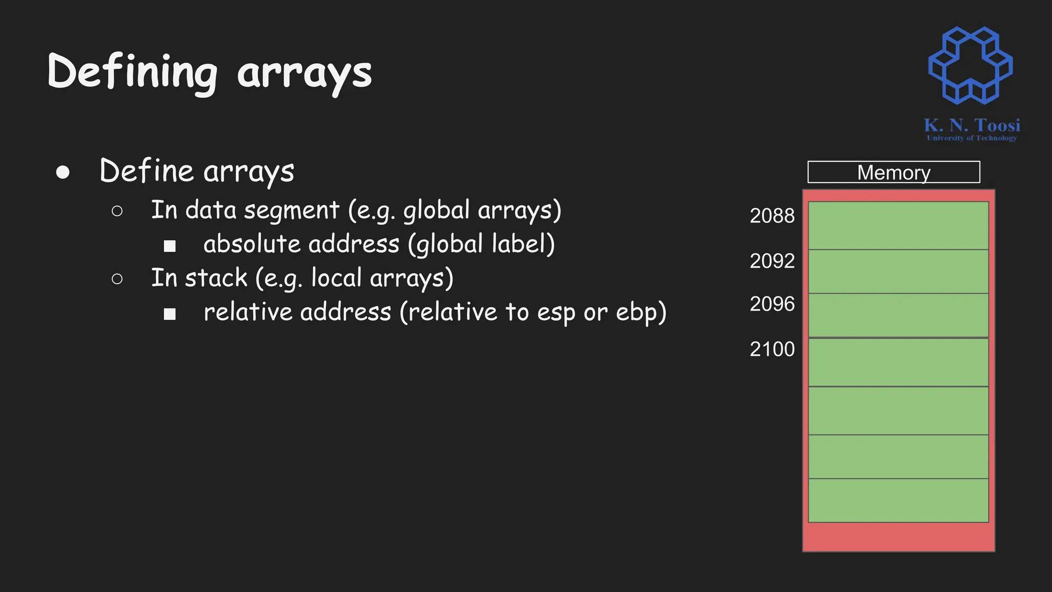 Introduction to 8086 Assembly language & arrays | PDF
