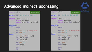 Introduction to 8086 Assembly language & arrays | PDF