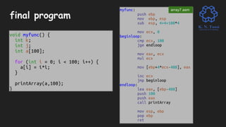 Introduction to 8086 Assembly language & arrays | PDF