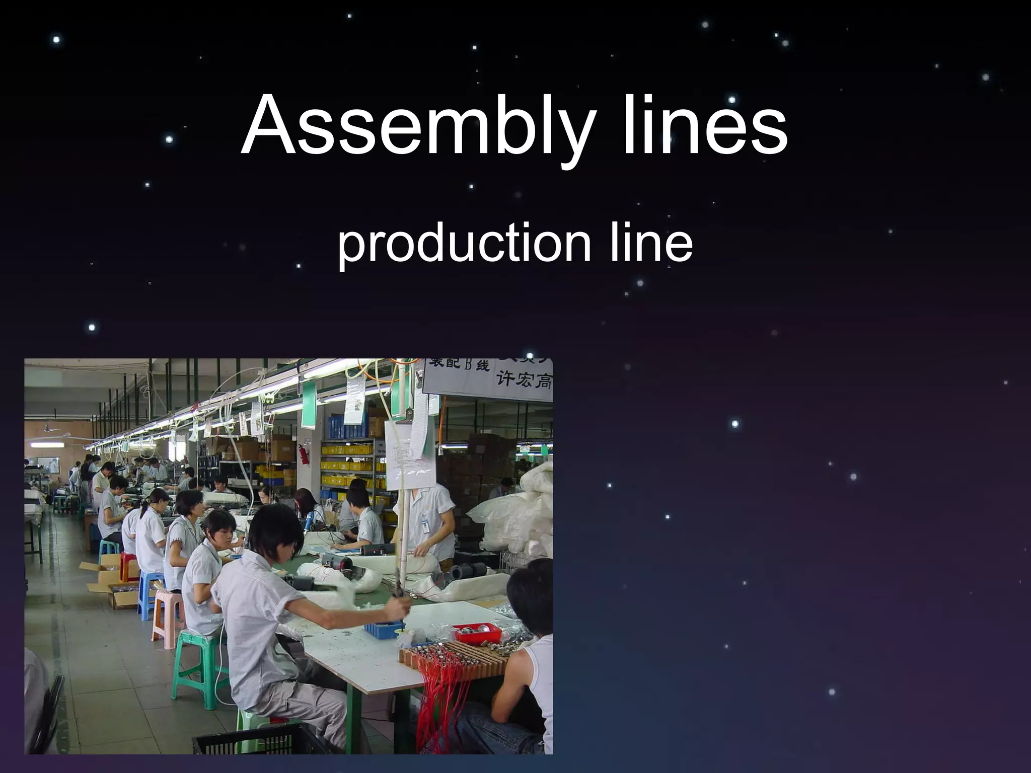 assembly lines | PPT
