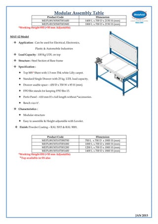 Assembly tables[1] | PDF