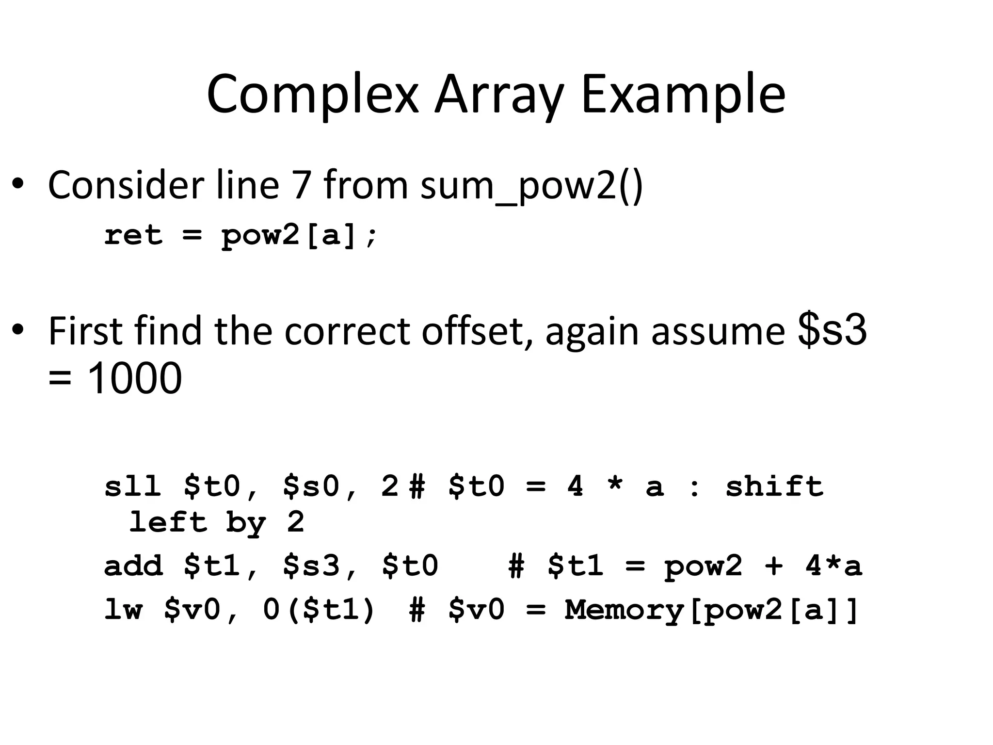 MIPS Assembly Language I | PPTX