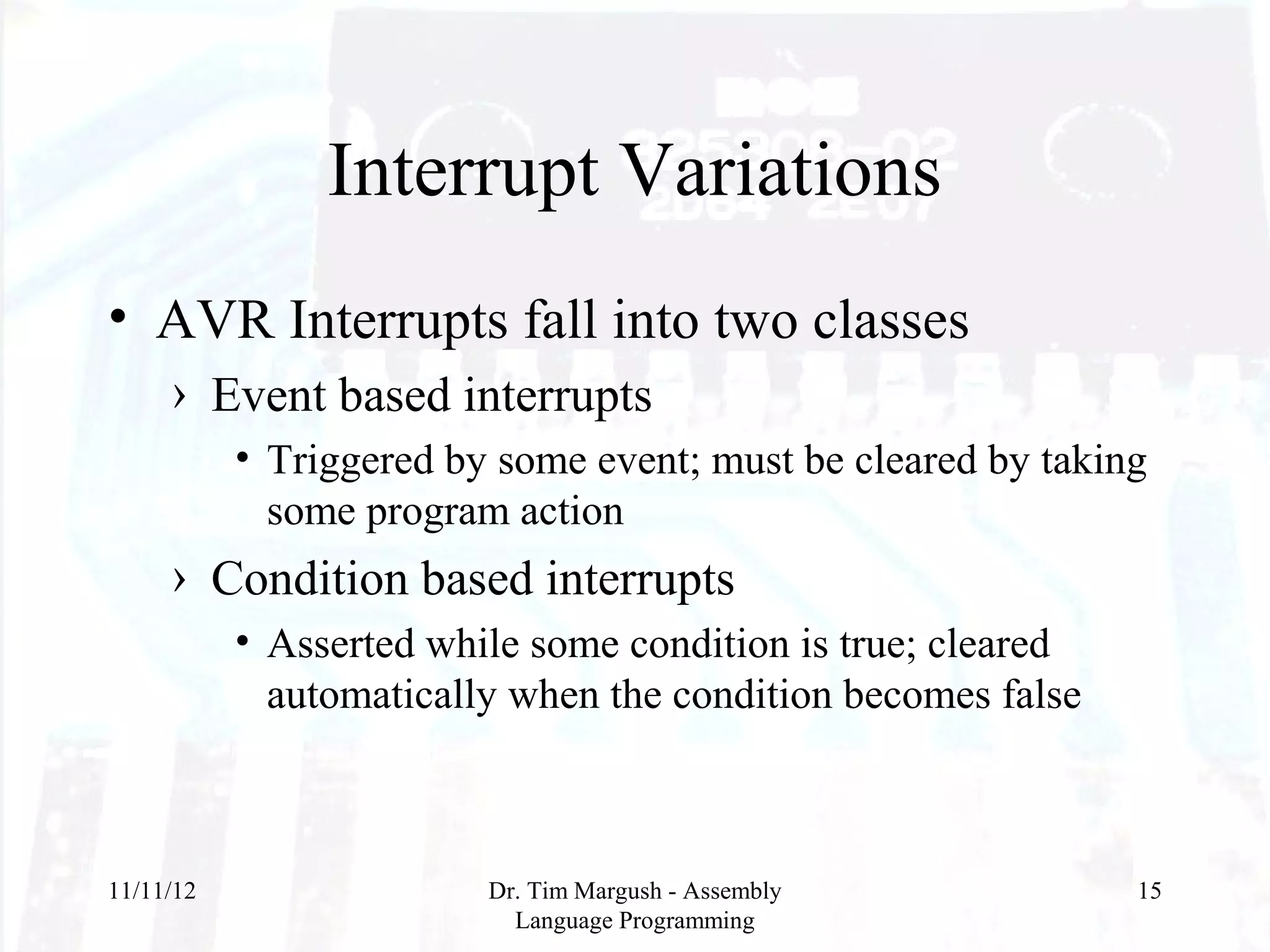 Assembly10 interrupts | PPT