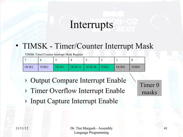 Assembly10 interrupts | PPT | Operating Systems | Computer Software and Applications