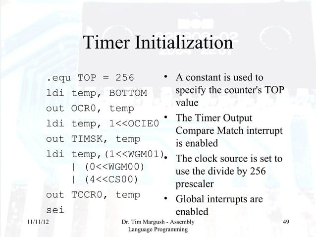 Assembly10 interrupts | PPT | Operating Systems | Computer Software and Applications